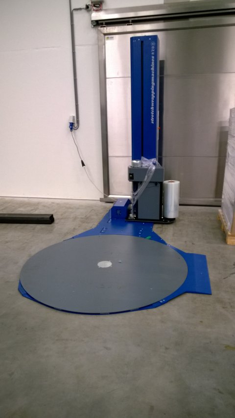 Plana draaiplateau-wikkelmachine - Eeden Verpakkingsmachines